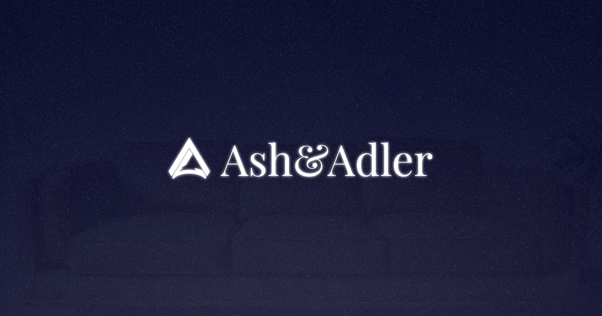 Ash&Adler | Modern Sofa Collection